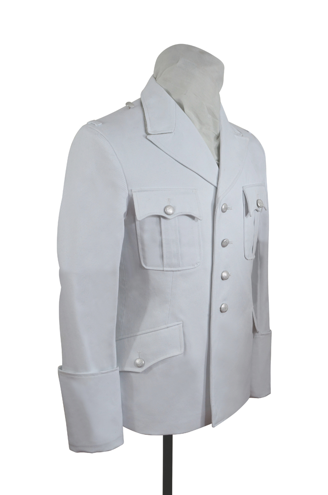 WWII German SS M32 White Gabardine TunicGabardine SS Tunics -Military ...