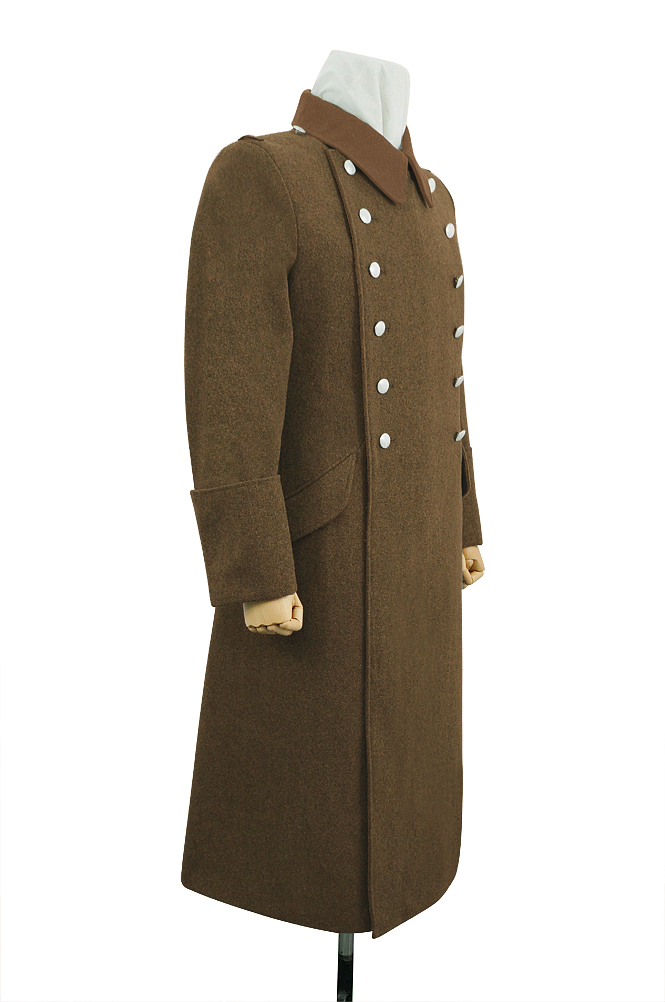WWII German SA Officer Brown Wool GreatcoatWool SA Greatcoats -Military ...