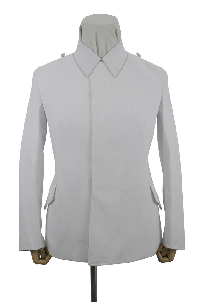 WWII German Luftwaffe Leader HG White Summer Flight Tunic ...