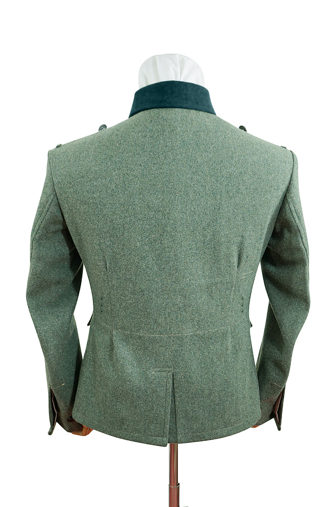WWII German M43 Modified Heer EM fieldgrey wool tunic FeldbluseWool ...