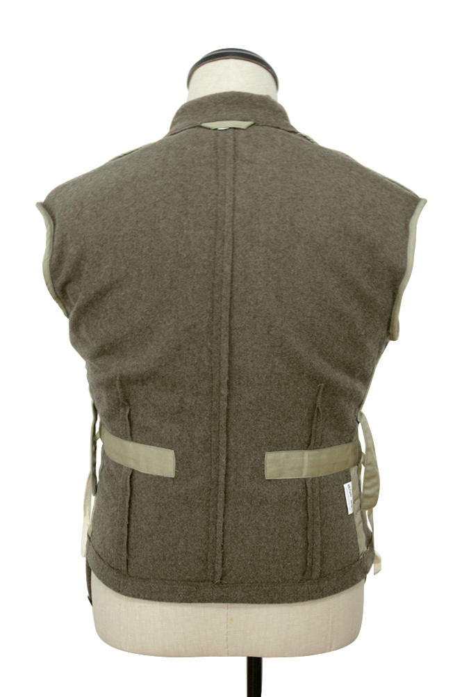 WWII German Heer assault gunner brown wool wrap jacketWool Panzer ...